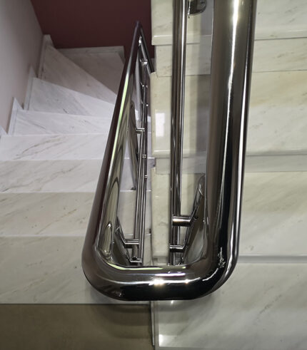 ΓΥΑΛΙΝΟ ΚΑΓΚΕΛΟ ΣΚΑΛΑΣ | pure inox